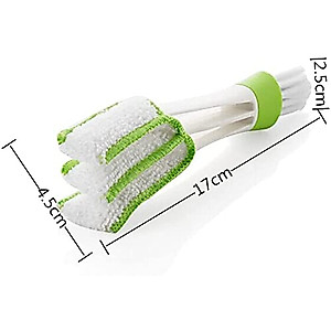 QUUFAA Multifunctional Cleaning Brush is Suitable for car Interior air Conditioner car Detail Care Brush Tool