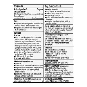 Coricidin HBP Decongestant-Free Cough and Cold Medicine for Hypertensives, Cold Symptom Relief for People with High Blood Pressure (16 Count)