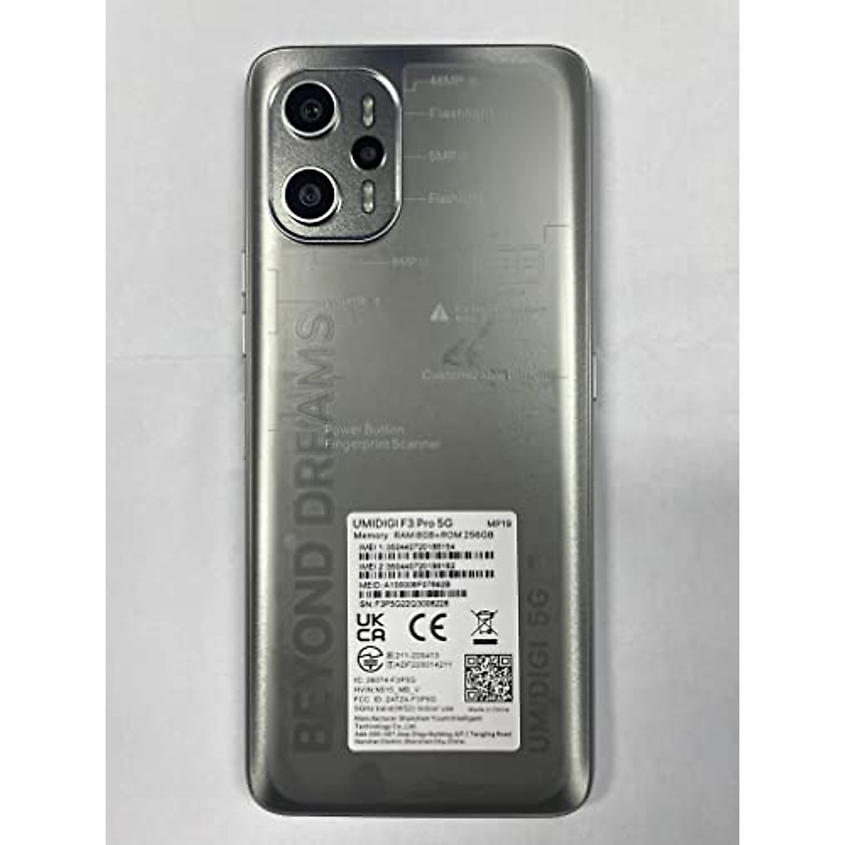 UMIDIGI F3 Pro 5G Unlocked Cell Phones, Android 13 Unlocked Phones, 12(6+6)GB+128GB, 48MP Main Camera, 6.6” FHD+ Display Screen, Octa-Core Processor, 6000mAh Battery, Dual 5G Unlocked Smartphone, NFC