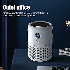 Yaindhi Air Purifier,Small Portable Air Purifier for Home,with True HEPA Air Filtration，for Bedroom,Study rooms,Toilets,Garages,Office ard-Sized Rooms (100-215 ft2)