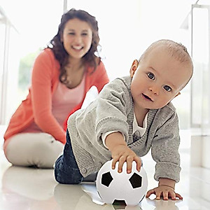 beetoy Ball Set for Toddlers 1-3, Assorted Balls Toddler Sports Balls Kids Balls Soft Toy Balls - Soccer Ball Playground Balls Basketball Volleyball Baseball Rugby - Inflatable with Pump, 6 PCS