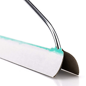 HANGERWORLD 40 Pack Carboard Trouser Support Guards 17inch for Metal Hangers Non-Slip Strip