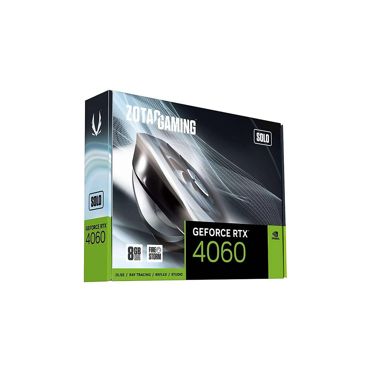 Zotac GAMING GeForce RTX 4060 8GB Solo DLSS 3 8GB GDDR6 128-bit 17 Gbps PCIE 4.0 Super Compact Gaming Graphics Card, ZT-D40600G-10L