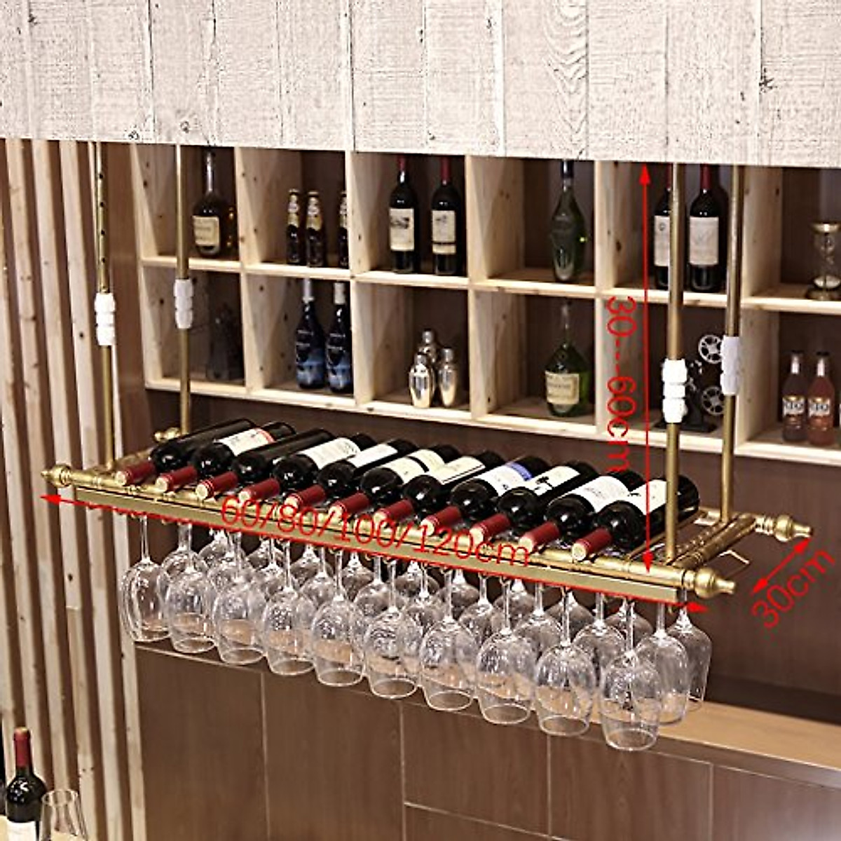 Wine Racks Metal Creative Home Bar 、 Wine Rack Hanging Glass Holder、Wine Glass Rack, Shelf Wine Glass Holder,Wine Glass Rack, Wine Glass Rack, Champagne Glass Rack,Glassware Rack