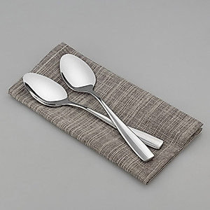 HOMMP 16-Piece Stainless Steel Dessert Spoons