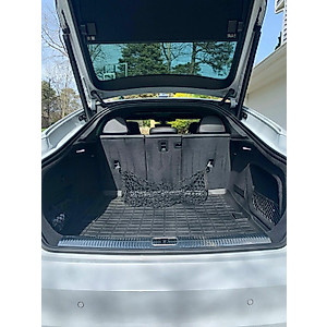 EACCESSORIES EA Trunk Rear Seats Organizer Cargo Net for Audi A5 RS5 S5 Sportback 2018-2023-Envelope Style Cargo Net for Hatchback-Premium Mesh Car Trunk Organizer-Compatible with A5 RS5 S5 Sportback