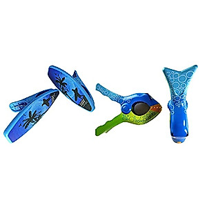 2 Set (4 Ct) Blue Surfboard / Bubble Fish Beach Towel Clips Jumbo Size for Beach Chair, Cruise Beach Patio, Pool Accessories for Chairs, Household Clip, Baby Stroller