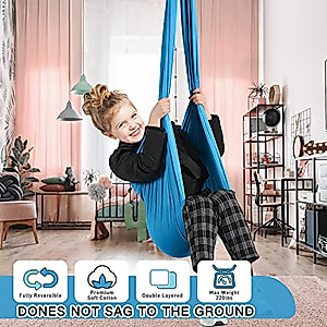 Therapy Swing for Kids with Special Needs (Hardware Included) Sensory Swing Cuddle Swing Indoor Outdoor Kids Swing Adjustable Hammock for Children with Autism, ADHD, Aspergers