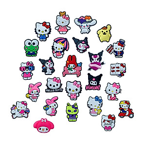 100 Pack Cute Cartoon Shoe Charms Charma for Croc Charms Boys, Hype Beast Superhero Cool Designer Shoe Charms Bulk for Crocs Kids Girls, Polyvinyl Chloride, No Gemstone