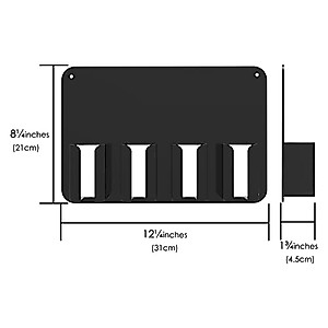 Linkidea Hair Straighteners Holder Wall Mount, Hair Styling Tool Storage Organizer, Beauty Hair Appliance Rack Stick Stand for Flat Irons, Curling Wands, Hair Straighteners, Combs