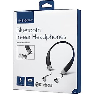 Insignia - NS-CAHBTEB02 Wireless In-Ear Headphones - Black