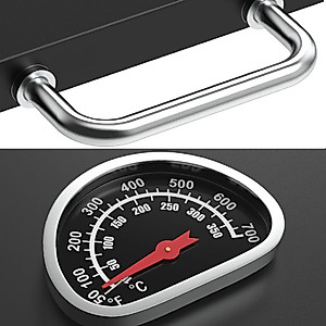 Upgrade Hinged Lid for Blackstone 17 Inch 1832 Adventure Ready Griddle, Griddle Hard Cover Flat Top Hood for Blackstone 1832 1650 1971 1814 & 17 Inch Griddle Lid