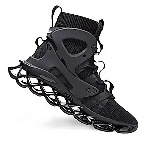Hello MrLin Running Shoes Womens Comfortable Fashion Non Slip Sneakers Walking Gym Tennis Sport Athletic Shoes Hip Hop Black