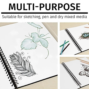 Pro Art Premium Sketch Book 4"x6" 80 Sheets, 70#, Wire, Sketch Book, Sketchbook, Drawing Pad, Pad, Drawing Paper, Art Book, Paper, Sketchbook for