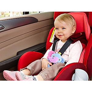 Plush Elephant Soft Rattles Toy for Over 0 Months Newborn Baby Shaker Toy Cartoon Stuffed Animal Ring Rattle