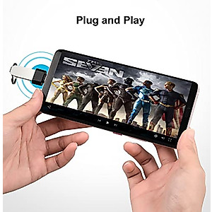 USB C to USB Adapter 4 Pack, USB Female to USB C Male OTG Adapter, USB C Adapter Compatible with MacBook Pro, Samsung Galaxy, Type-C Phones, Laptops, Tablets and More (2 Black and 2 White)