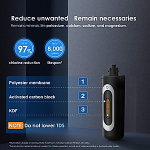 Waterdrop 10UB Under Sink Drinking Water Filter System and Waterdrop RF10 Replacement Filter Cartridge for 10UA/10UB Under Sink Water Filter