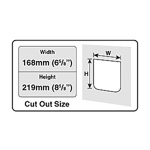 Cat Mate Electromagnetic Cat Flap, White