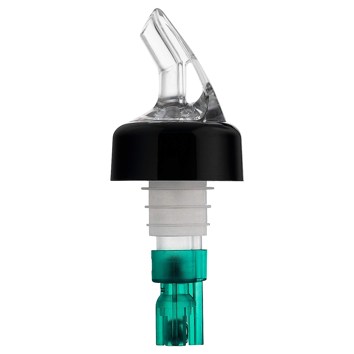 [1 PACK] Measured Liquor Bottle Pourers 0.5 oz (15 mL) - Collared Automatic Measured Bottle Pourer - No Cracks, No Leaks, Bar Spouts, Quick Shot, Spirit, Wine, Bar Cocktail Dispenser