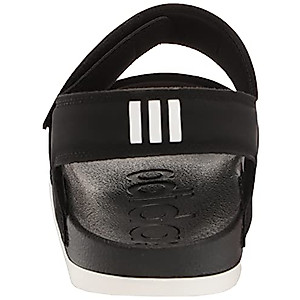 adidas Unisex Adilette Sandals, Black/White/Black, 7 US Men