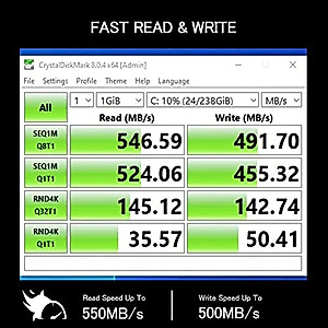 mSATA SSD 1TB SHARKSPEED SATA 3 6Gb/s 3D NAND Mini Internal Solid State Drive for Laptop PC Desktop (mSATA, 1TB)