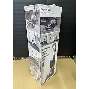 Dyson Ball Animal 2 Upright Corded Vacuum Cleaner: HEPA Filter, Height Adjustment, Self-Adjusting Cleaner Head, Telescopic Handle, Rotating Brushes, Blue