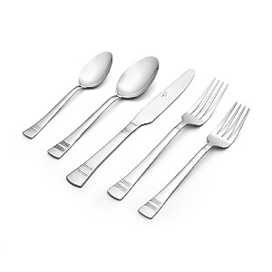 International Silver Kensington 20-Piece Stainless Steel Flatware Set, Service for 4
