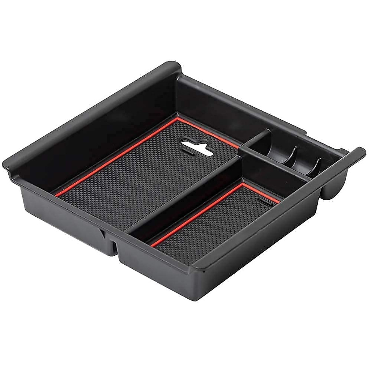 EDBETOS Center Console Accessory For 2016-2022 Toyota Tacoma Console Organizer Tray, Glove Box Organizer, ABS Material Armrest Box Insert (Set Of 2 Tacoma Accessories)