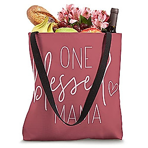 One Blessed Mama - Cute Quote Sayings for Mom - Berry Pink Tote Bag