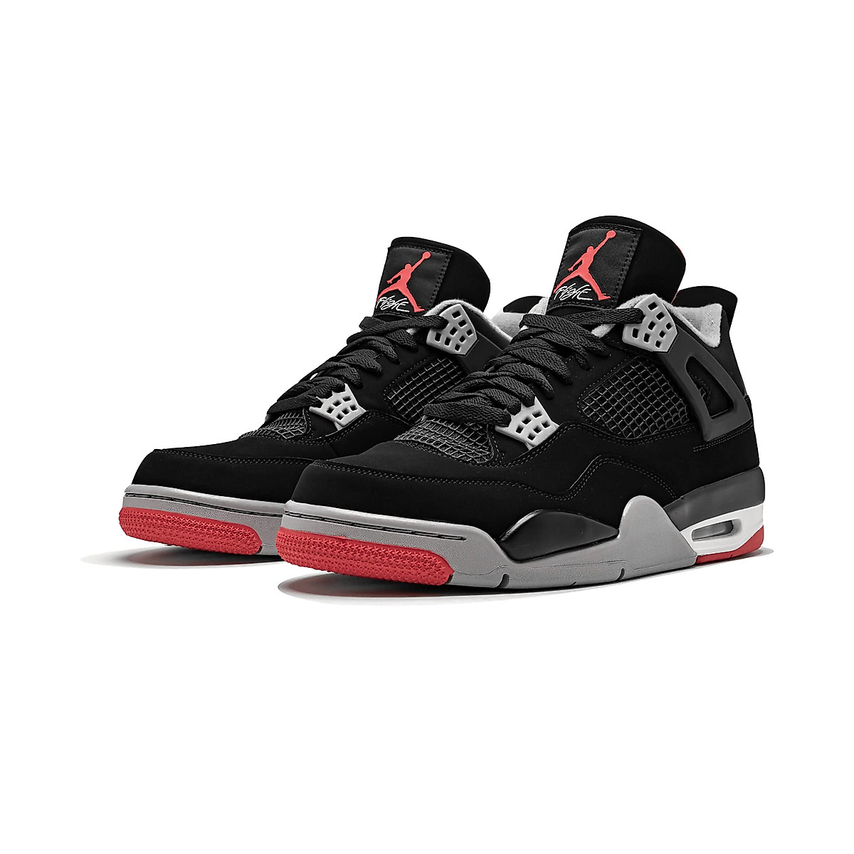 Jordan Mens Air 4 Retro 308497 060 Bred 2019 Release - Size 8
