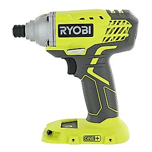 Ryobi P235 1/4 Inch One+ 18 Volt Lithium Ion Impact Driver with 1,600 Pounds of Torque (Battery Not Included, Power Tool Only)
