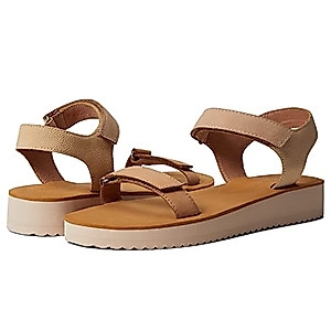 Madewell The Maggie Sandal in Colorblock Sandstone Multi 9 M
