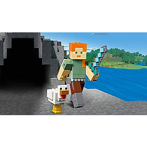 LEGO Minecraft Alex BigFig with Chicken 21149 Building Kit (160 Pieces)