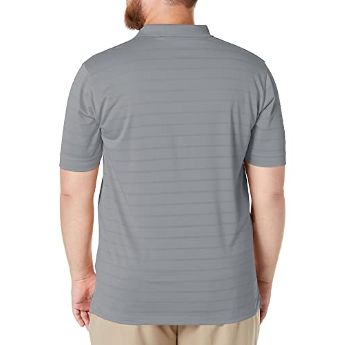 Callaway Men's Basic Short Sleeve Opti-Vent Open Mesh Polo Golf Shirt, Quiet Shade , Large