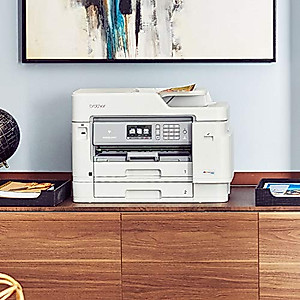 Brother Inkjet Printer, MFC-J5945DW, INKvestmentTank Color Inkjet All-in-One Printer with Wireless, Duplex Printing, NFC and Up to 1-Year of Ink-In-box, Amazon Dash Replenishment Ready