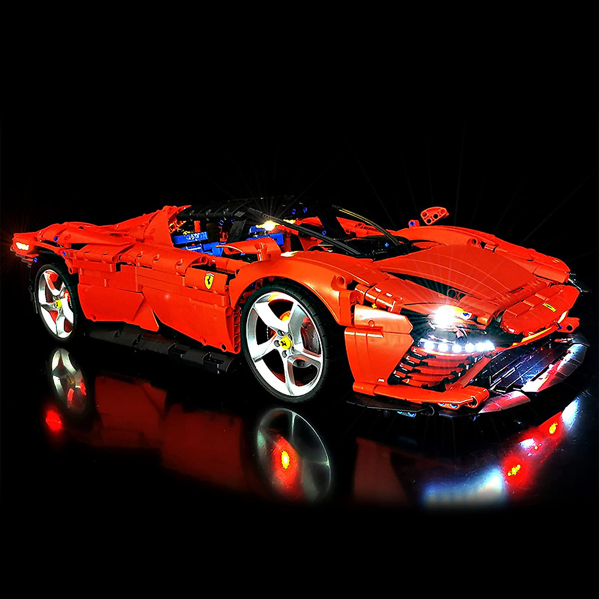 LED Lighting Set Compatible with Lego Technic 42143 Ferrari Daytona SP3 Building Set (NOT Included The Building Model Sets)