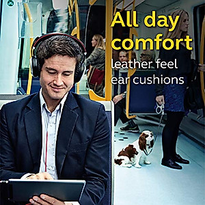 Jabra Evolve 80 MS Teams Wired Headset Professional Telephone Headphones with Unrivalled Noise Cancellation for Calls and Music, Features World Class Speakers and All Day Comfort