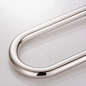 Grab Bars for Bathtubs and Showers, 24" U-shaped Bathroom Grab Bar, 304 Stainless Steel Wall Mount Safety Toilet Handle, Non-slip Balance Bar, Elderly Assist Support Railing, Easy to Grip Safety Showe