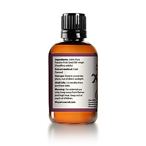 Mayan's Secret Passion Fruit Seed oil Maracuja Oil 100% Pure/Natural/Cold Pressed/Undiluted.