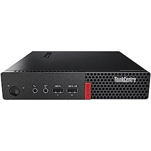 Lenovo ThinkCentre M910q Tiny Desktop Intel i7-7700T Up to 3.80GHz 32GB RAM New 1TB NVMe SSD Built-in AX210 Wi-Fi 6E BT HDMI Dual Monitor Support Wireless Keyboard and Mouse Win10 Pro (Renewed)