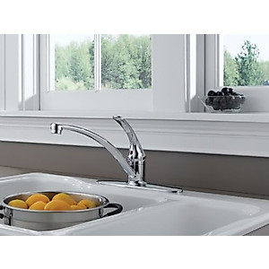 Delta Faucet Foundations Single-Handle Kitchen Sink Faucet, Chrome B1310LF