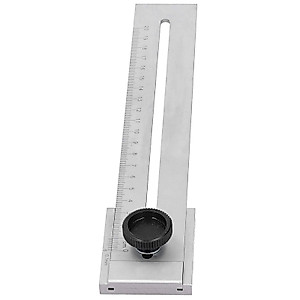 Woodworking Parallel Ruler, Sliding Line Ruler, Clear Scale Mechanical for Measuring Marking Processing (200mm)