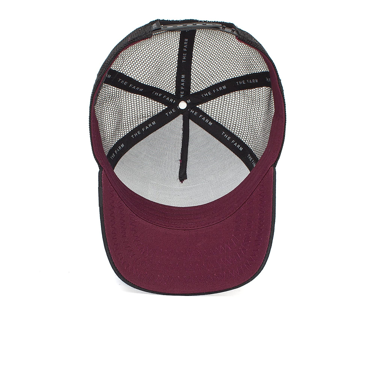 Goorin Bros. The Farm Unisex Original Adjustable Snapback Trucker Hat, Wine Boss, One Size