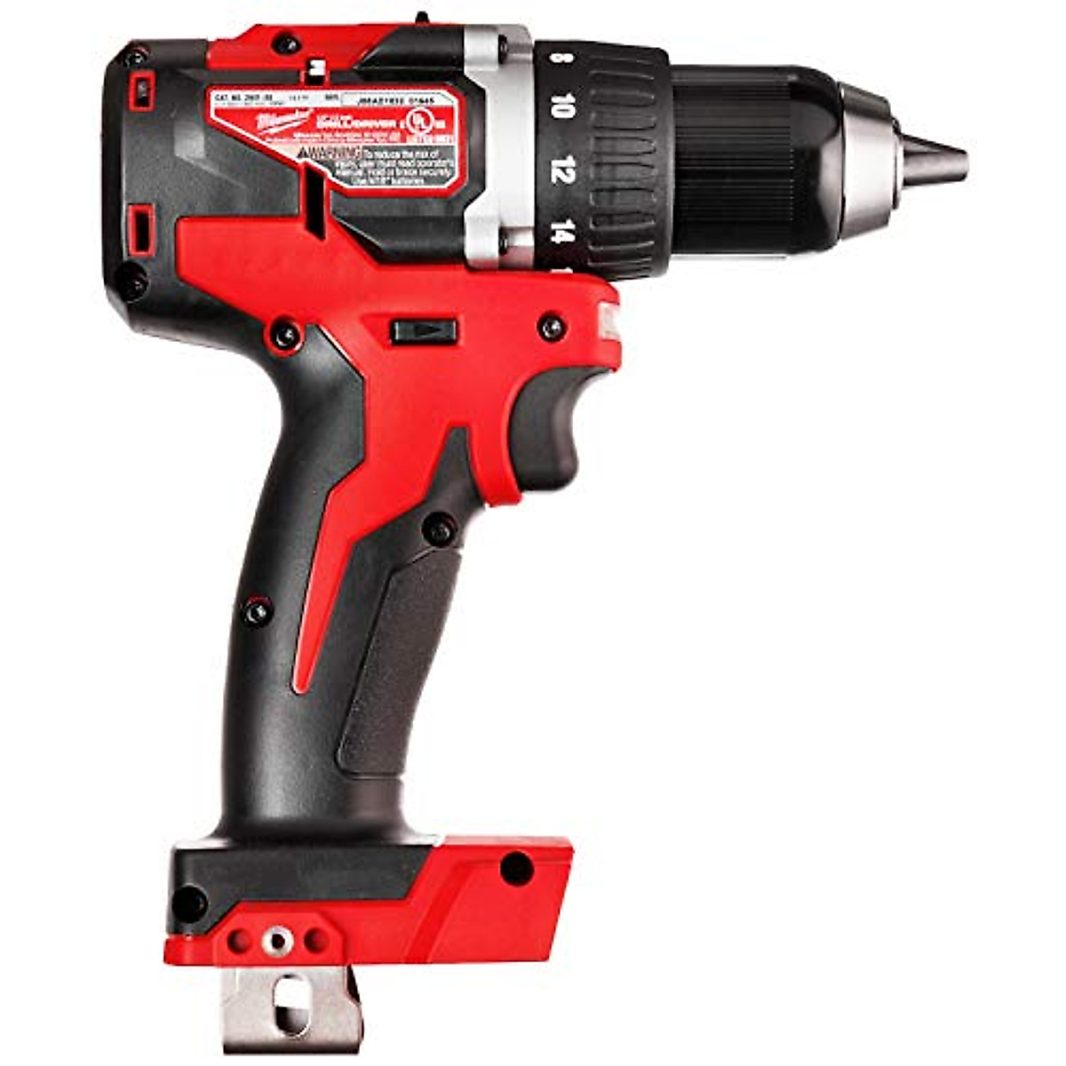 Milwaukee M18 18-Volt Lithium-Ion Brushless Cordless 1/2 Inch Compact Drill/Driver (Tool-Only) 2801-20