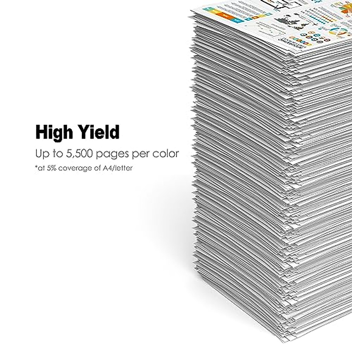 Compatible 069H High Yield Toner Cartridge Replacement for Canon 069 for imageCLASS MF753Cdw MF751Cdw LBP674Cdw Printer (3 Pack)