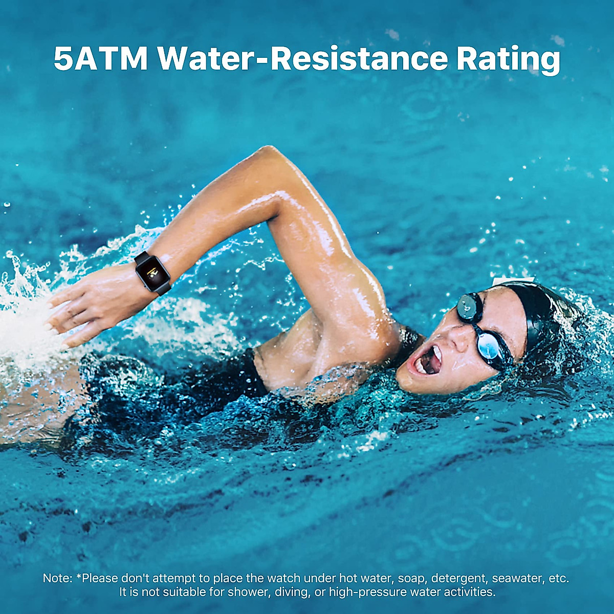 Ticwatch GTH Pro Smartwatch Arty Heart Health and Dual Sensor Technology 5ATM Waterproof GPS Fitness Tracker with Heart Rate & Sleep Monitor Blood Oxygen for Men Women iOS/Android Compatible