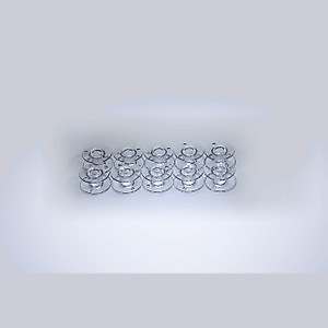 Brother XR9550 Computerized Sewing and Quilting Machine, LCD Display, and Embroidery Bobbins 10-Pack, Clear