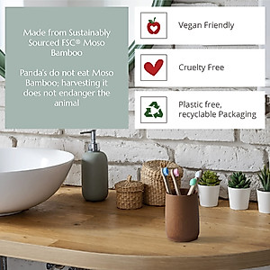 Wild & Stone Organic Baby Bamboo Toothbrushes | 4 Pack | Soft Bristles | 100% Compostable Handle | BPA Free | Vegan Baby Toothbrushes (Multicolour)