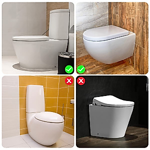 Fangze Toilet Locks Baby Proof - Upgraded 3 Pack Baby Proofing Toilet Safety Seat Lock for Toddlers, Toilet Lid Lock Fit Most Toilet Seats White