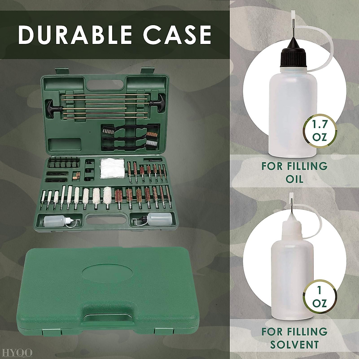 Universal Cleaning Kit with Cleaning Mat - Hand Cleaning Kits - Accessories for Men Cleaning Kit for Hunting for All Caliber